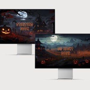 Halloween Animated Stream Screen Halloween Twitch Stream Screen Spooky ...