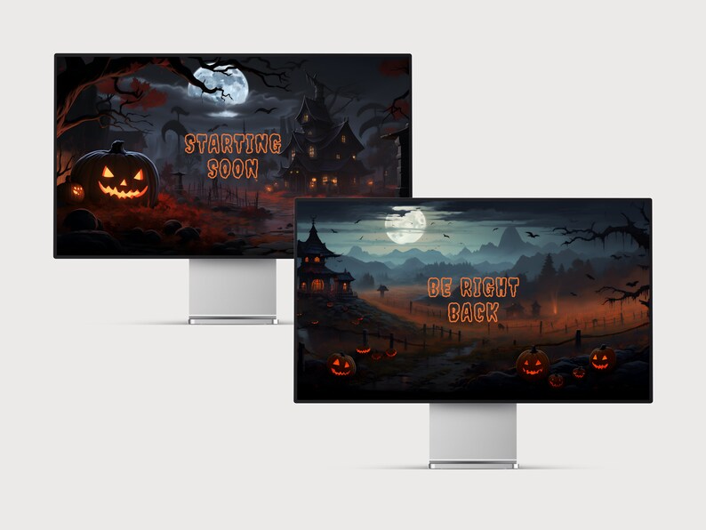 Halloween Animated Stream Screen Halloween Twitch Stream Screen Spooky ...