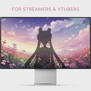 Vtuber Animated Background Pink Twitch Overlay Cute Pink Wallpaper ...