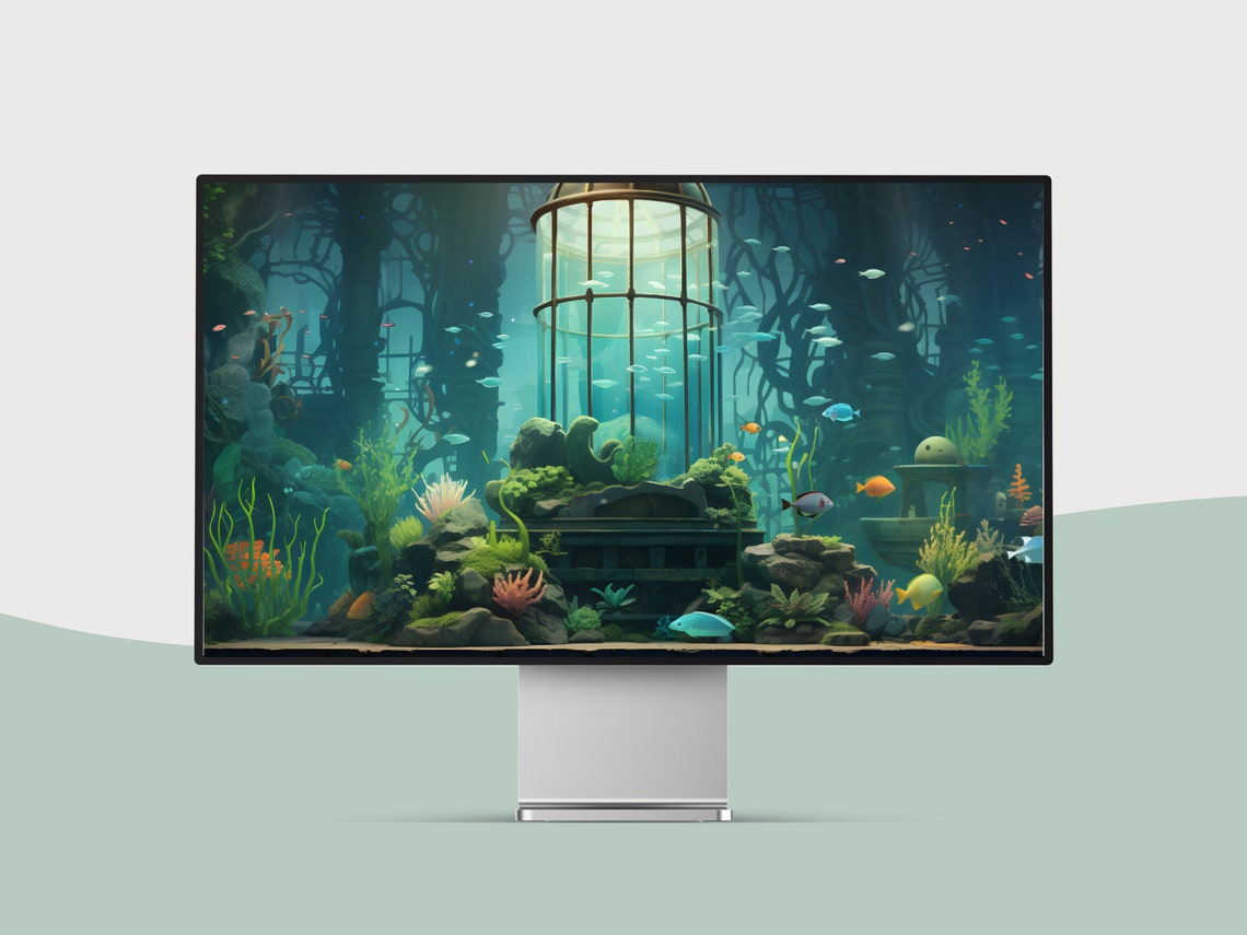 Anime Desktop Wallpaper Studio Ghibli Inspired Desktop - Etsy