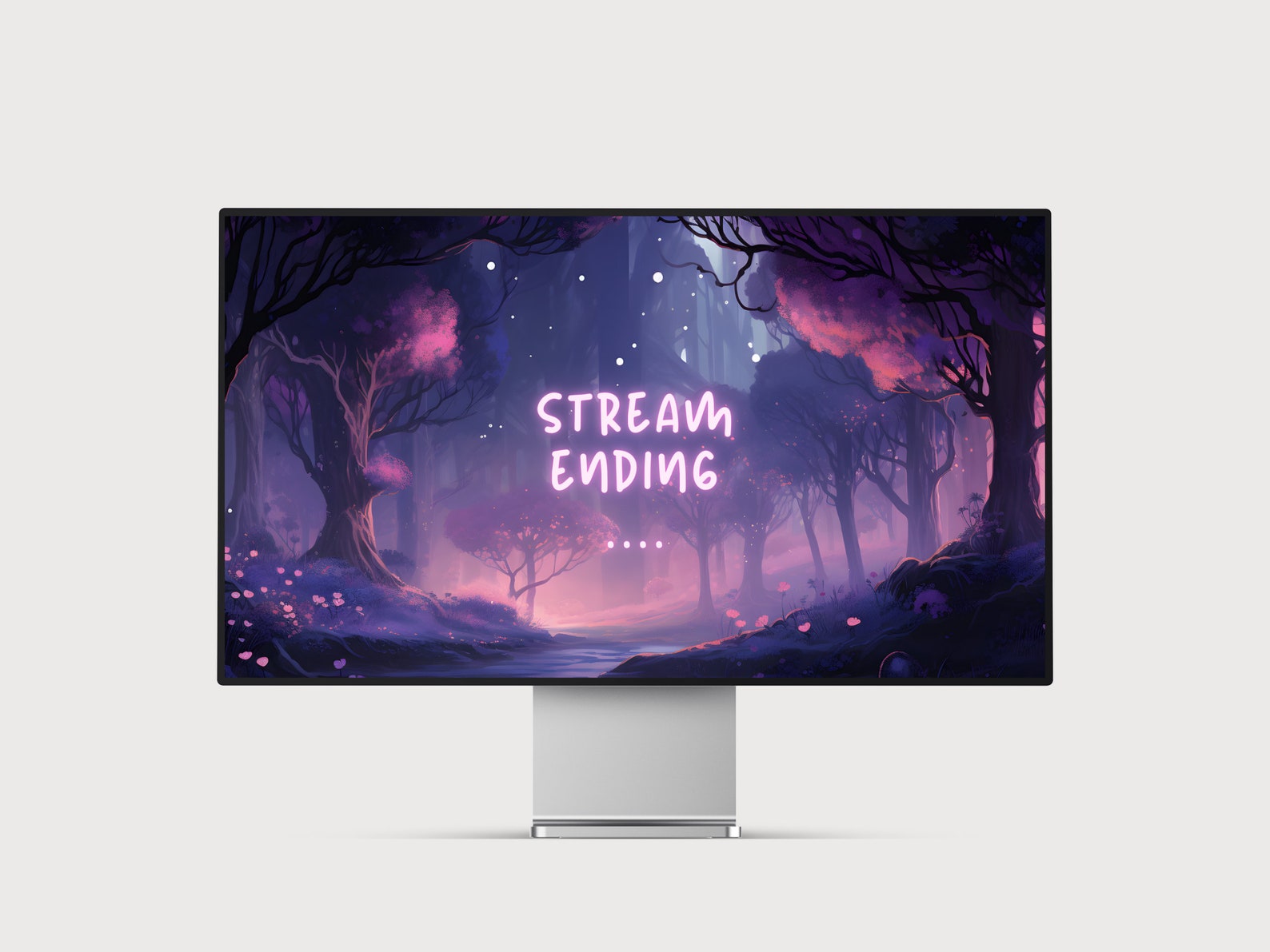 Purple Animated Stream Screen Purple Sky Twitch Stream Screen Purple ...