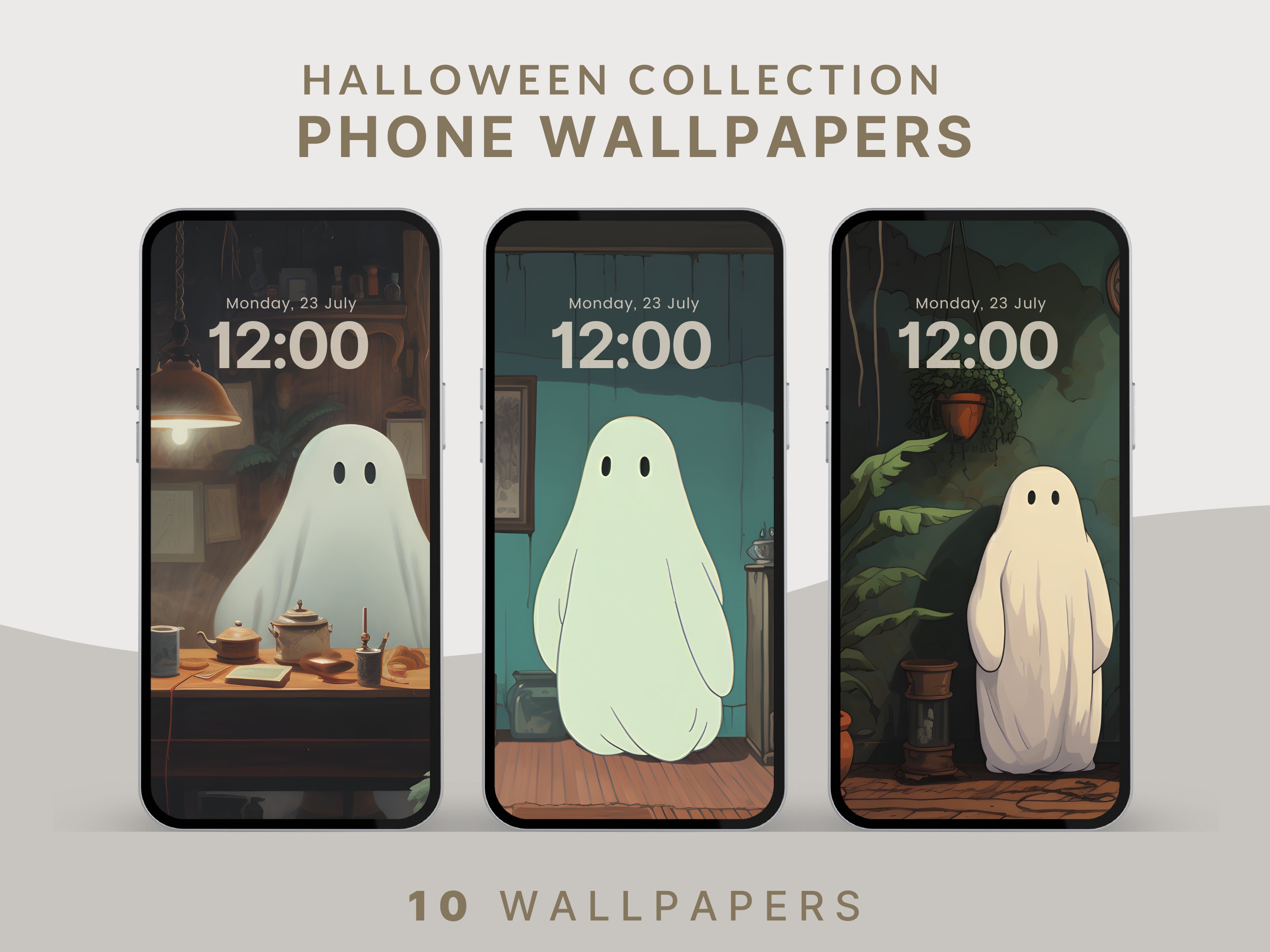 Cute Halloween Ghost Wallpaper