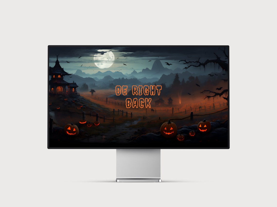 Halloween Animated Stream Screen Halloween Twitch Stream Screen Spooky ...