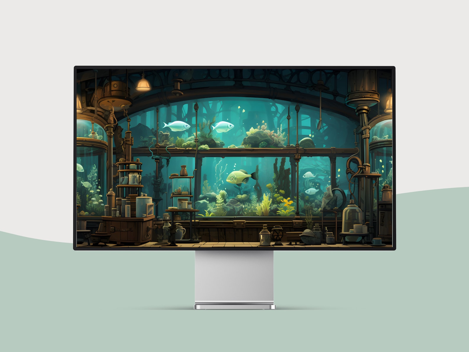 Anime Desktop Wallpaper Studio Ghibli Inspired Desktop - Etsy