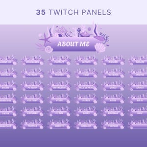 Animated Vtuber Purple Stream Package Ocean Stream Pack Underwater ...