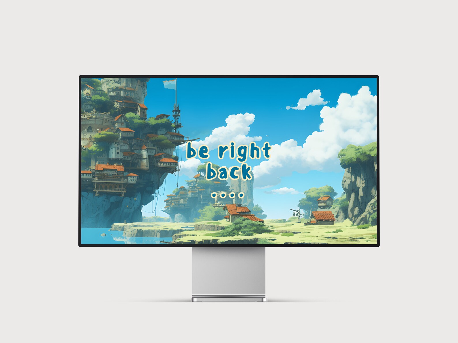 Ghibli Inspired Animated Stream Screen Castle on the Sky Twitch Stream ...
