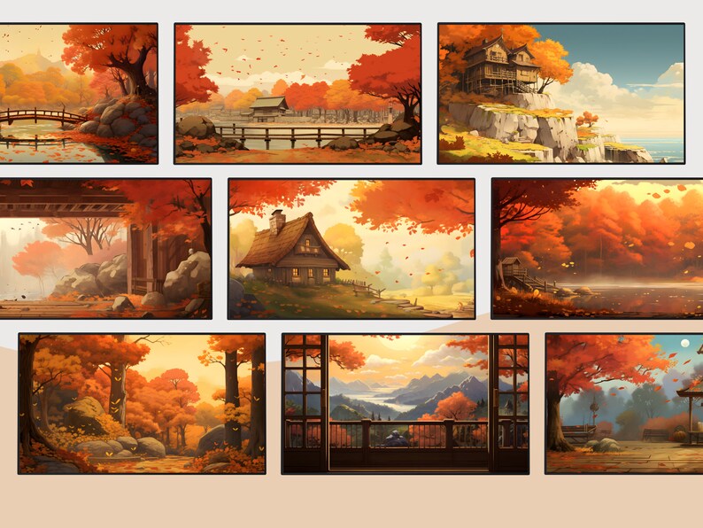 Fall Wallpaper Desktop Autumn Wallpaper Aesthetic Anime Wallpaper ...