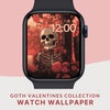 Blue Watch Face Wallpaper Blue Valentines Watch Wallpaper Cute Heart ...