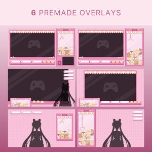 Pink Claw Machine Stream Package Arcade Overlay Retro Game Twitch ...