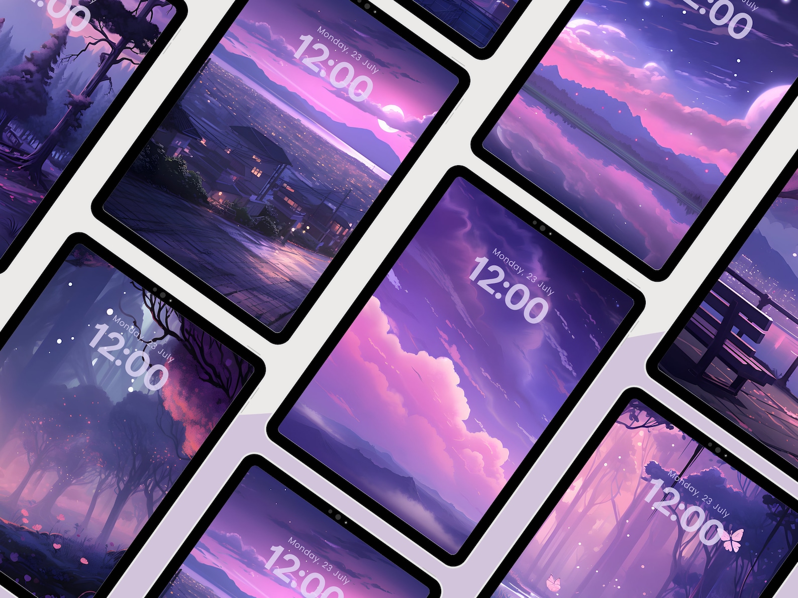 Purple iPad Wallpaper Purple Night Sky Wallpaper for iPad Wallpaper ...