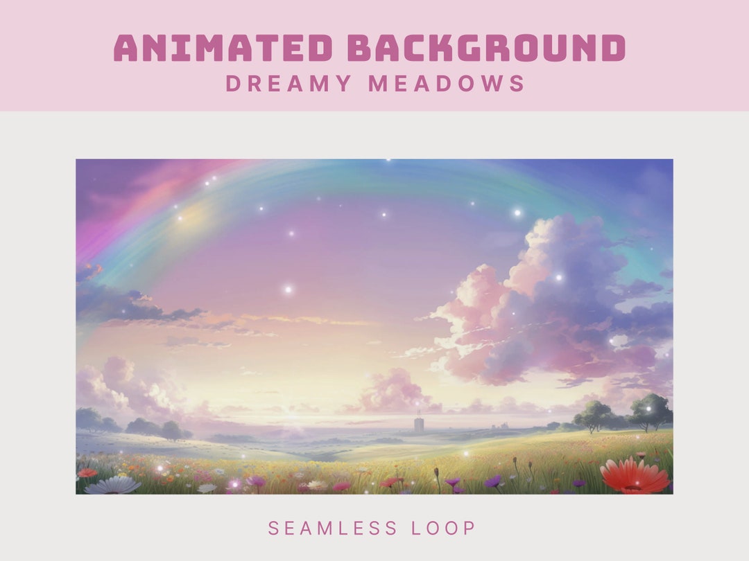 Cute Animated Background Pink Twitch Overlay Cute Pink Wallpaper Pastel ...