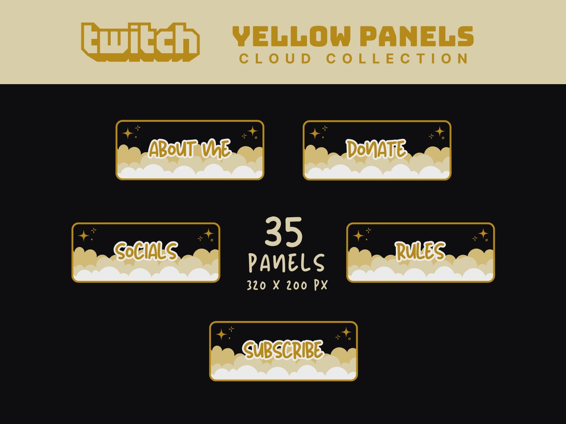 Cozy Twitch Panels Twitch Stream Overlay Cottagecore Twitch Overlay ...