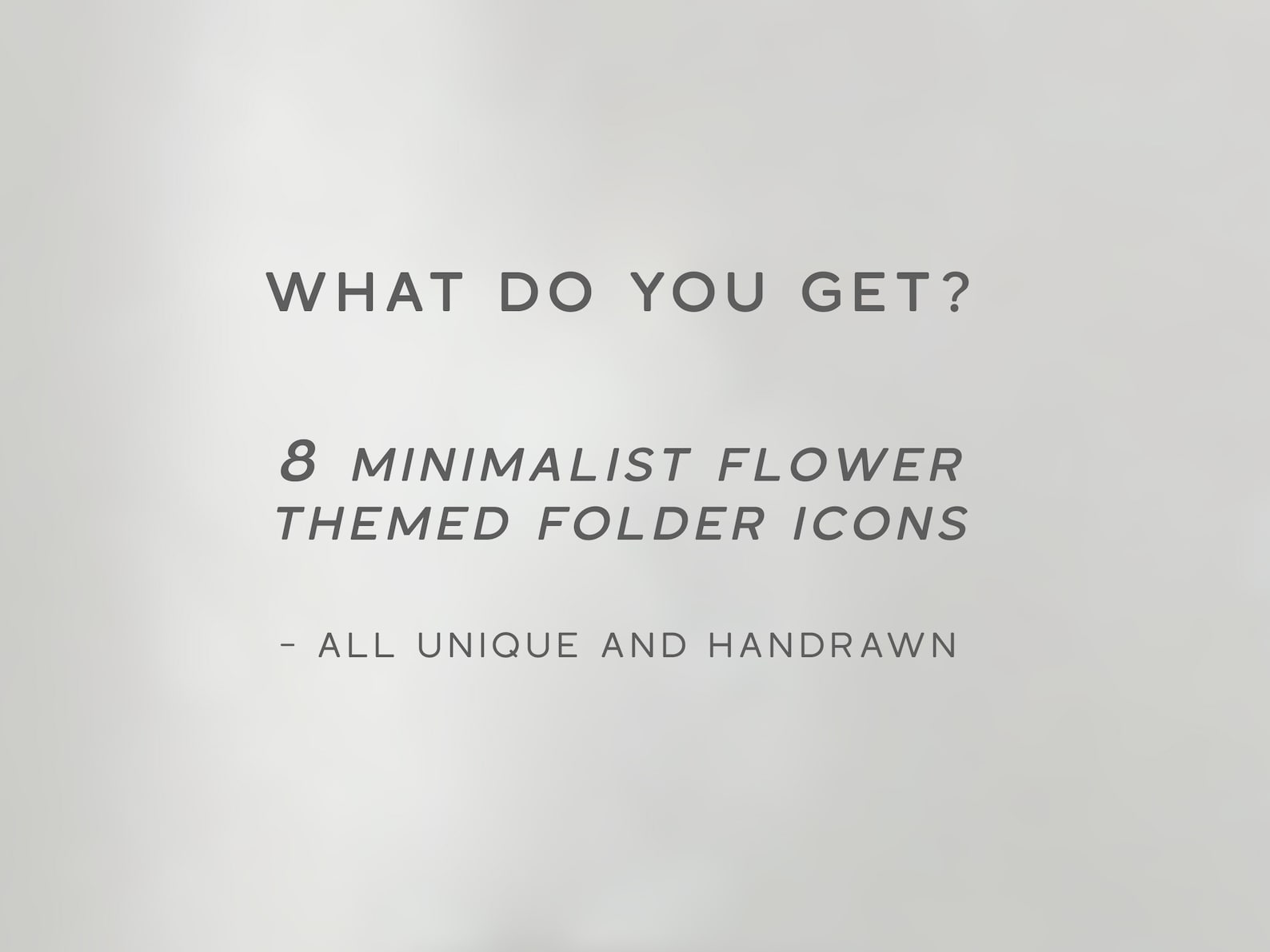 Minimalist Desktop Icons Floral Icons Aesthetic Folder Icons Neutral ...