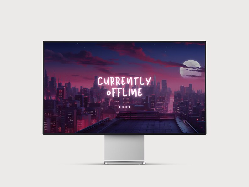 Lofi Animated Stream Screen Lofi Twitch Stream Screen Pink Twitch ...