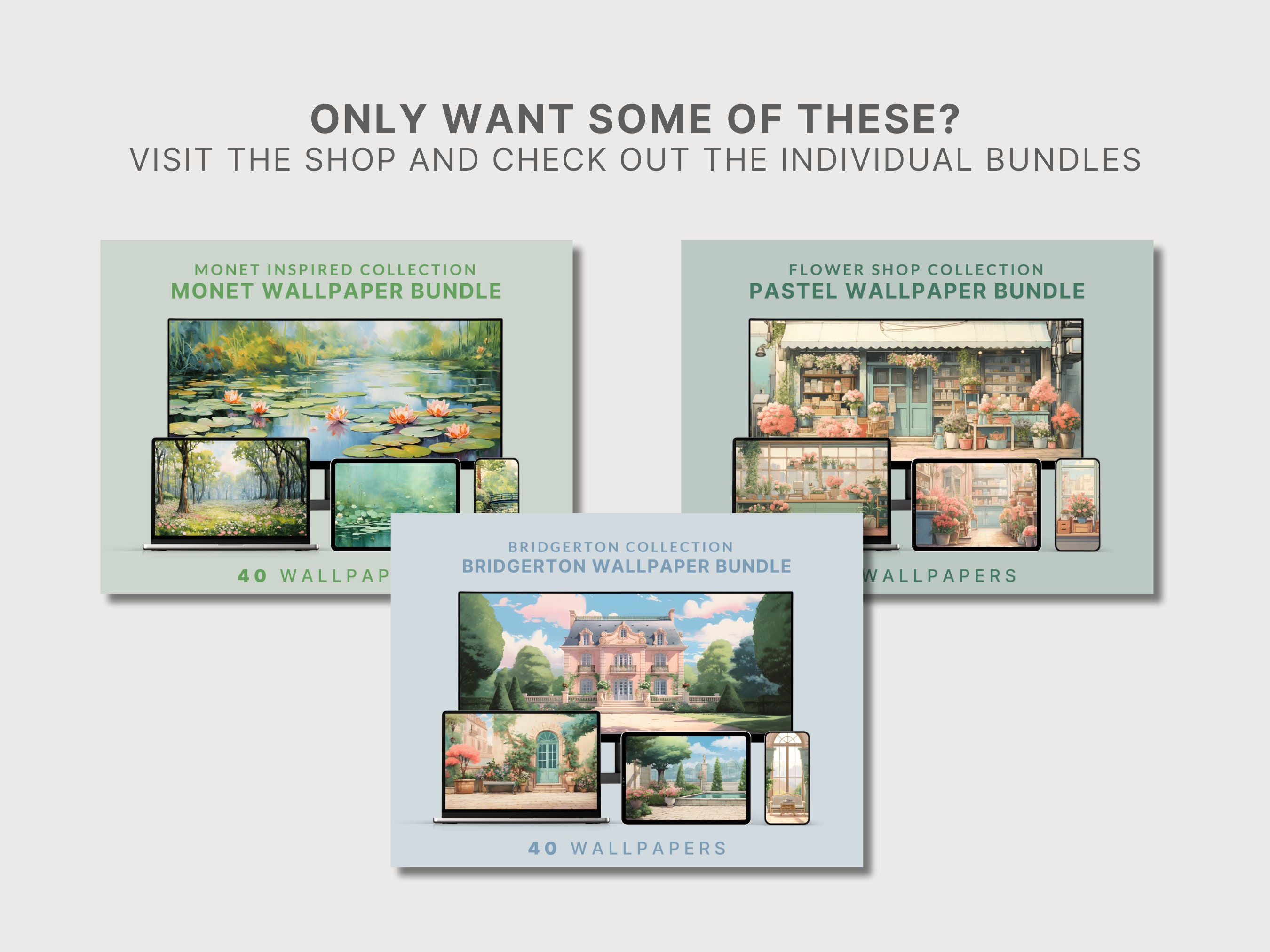 Cozy Wallpaper Mega Bundle Pastel Desktop Wallpaper Cottagecore ...