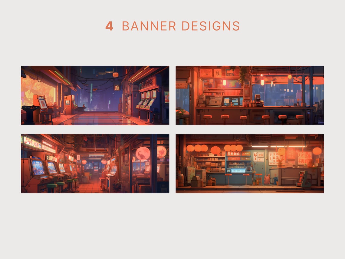 Lofi Twitch Stream Banner Anime Lofi Twitch Banner Cozy Anime Ultrawide ...