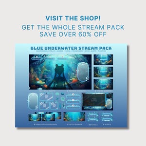 Ocean Animated Background Water Vtuber Background Sea Animated Stream ...