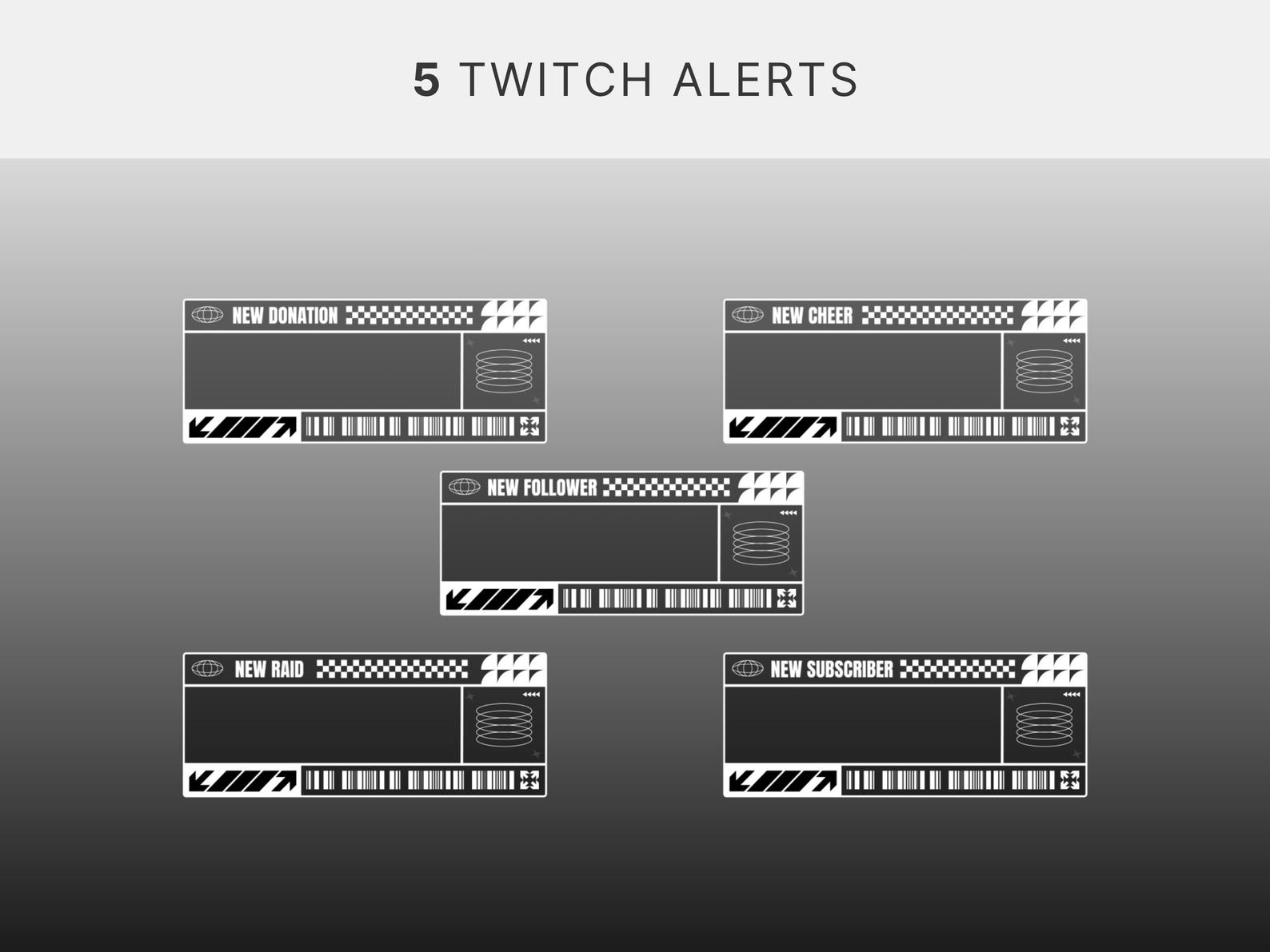 Anime Girl Stream Pack Minimalist Anime Twitch Overlay Manga Twitch ...
