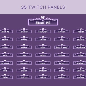 Purple Twitch Overlay Animated Vtuber Background Witch Twitch Overlay ...