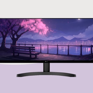 Purple Ultra Wide Wallpaper Purple Sky Desktop Wallpaper Purple Night ...