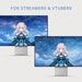 Blue Twitch Overlay Blue Vtuber Animated Background Twitch Blue Sky ...