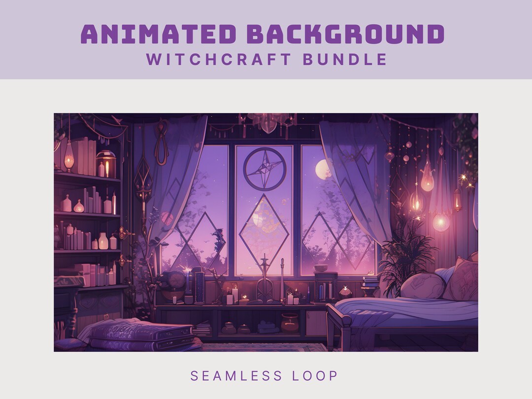 Purple Animated Background Vtuber Background Twitch Stream Purple ...