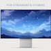 Blue Animated Vtuber Blue Twitch Overlay Vtuber Sky Stream Overlay ...