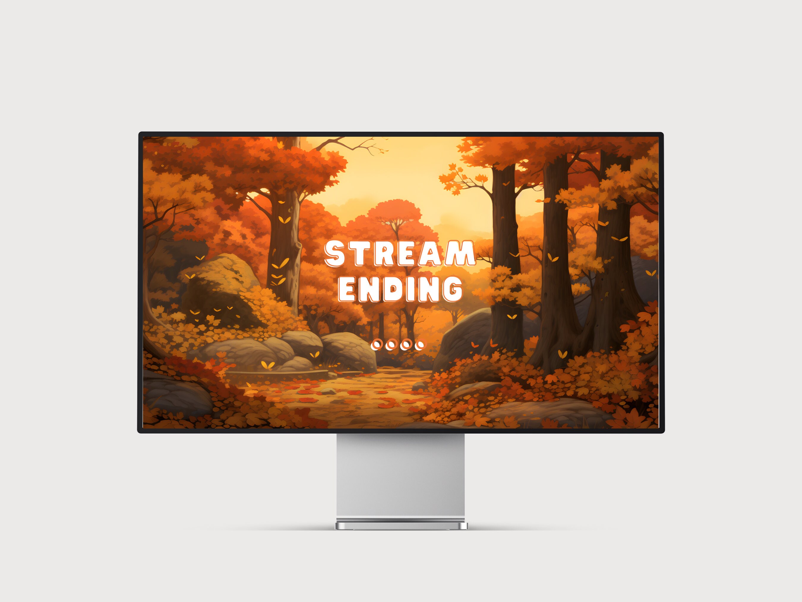 Fall Animated Stream Screen Autumn Twitch Animated Stream - Etsy