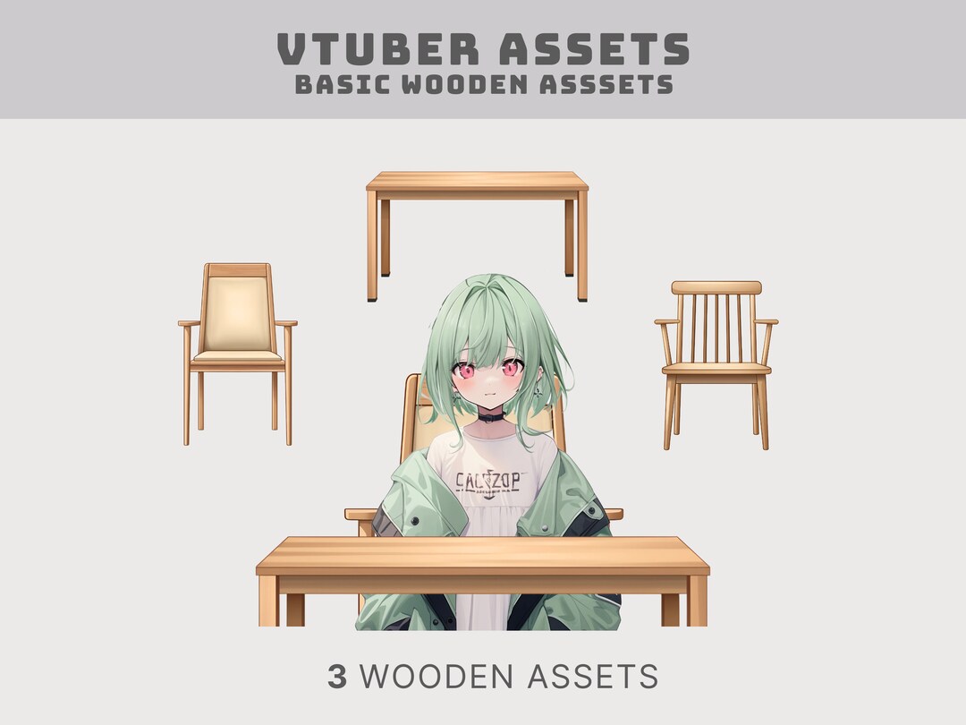 Vtuber Table Asset Vtuber Chair Basic Furniture Vtuber Decoration Png ...
