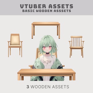Vtuber Table Asset Vtuber Chair Basic Furniture Vtuber Decoration Png ...