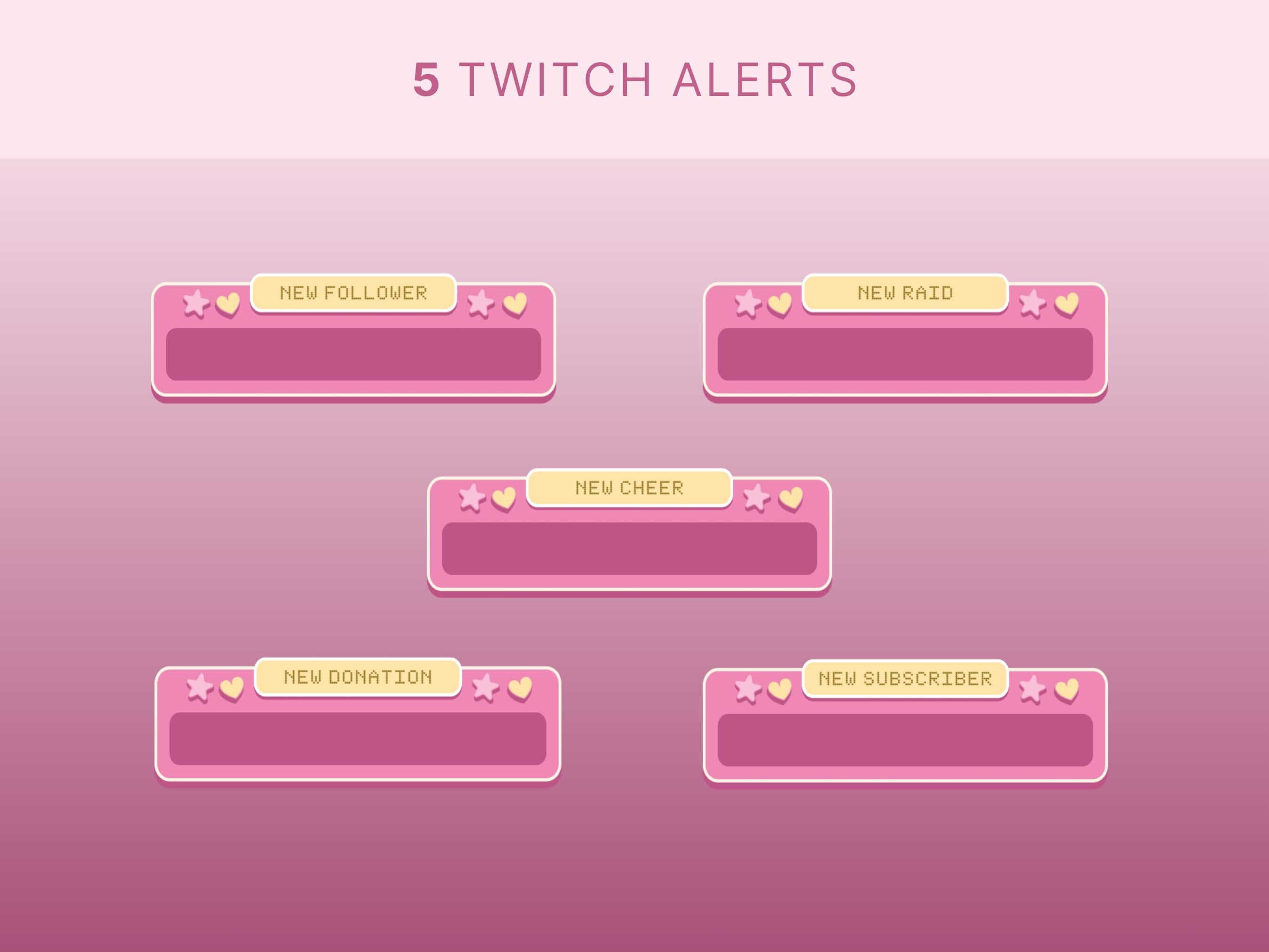 Pink Claw Machine Stream Package Arcade Overlay Retro Game Twitch ...