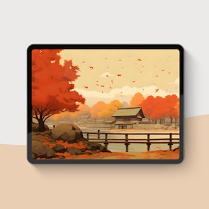 Fall Wallpaper Aesthetic Autumn Wallpaper Anime Wallpaper Studio Ghibli ...