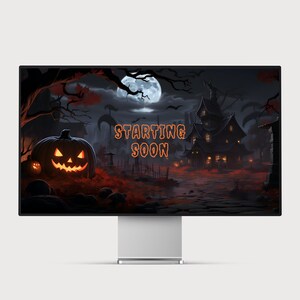 Halloween Animated Stream Screen Halloween Twitch Stream Screen Spooky ...