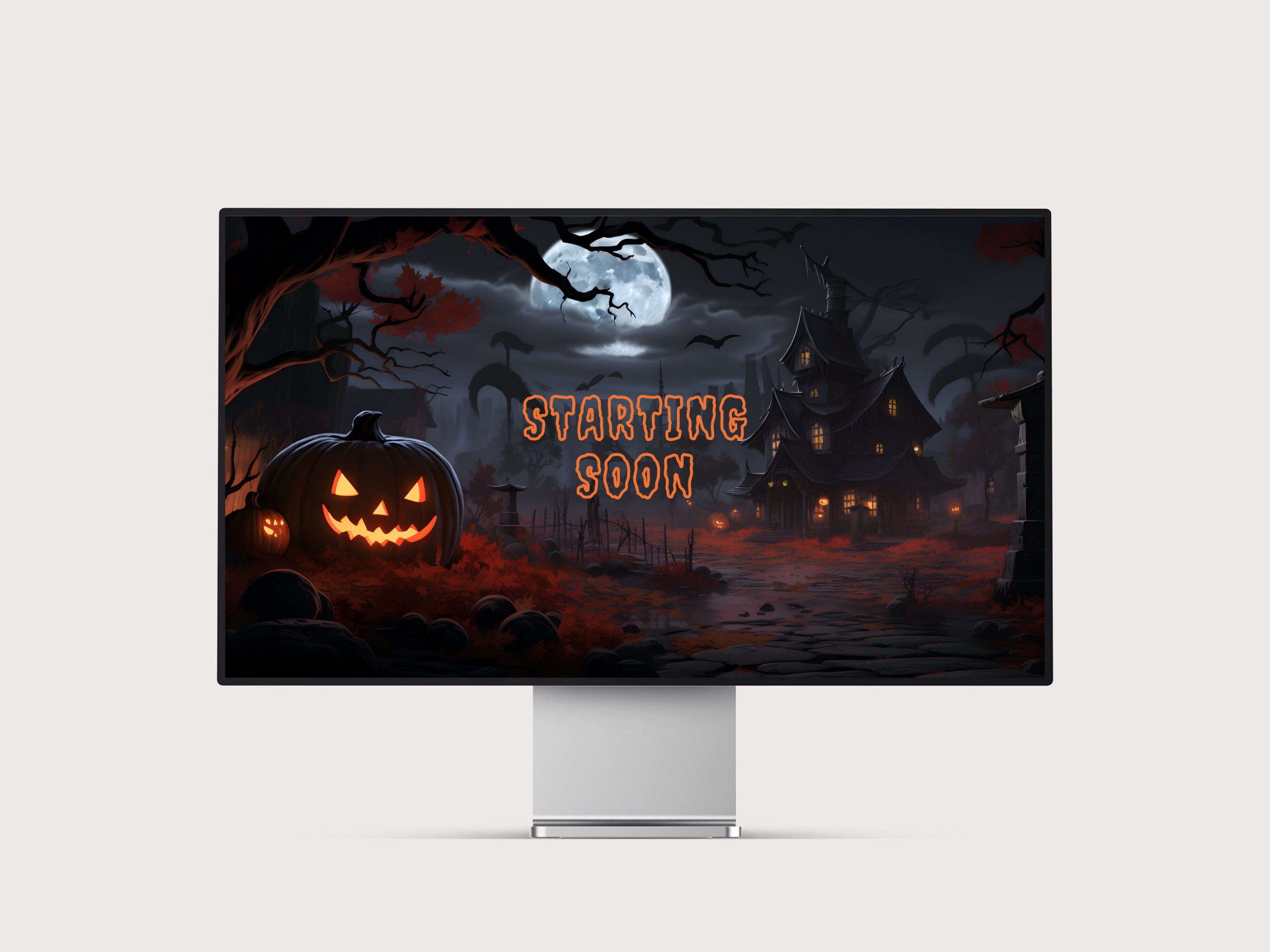 Halloween Animated Stream Screen Halloween Twitch Stream Screen Spooky ...