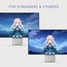 Blue Twitch Overlay Blue Vtuber Animated Background Twitch Blue Sky ...