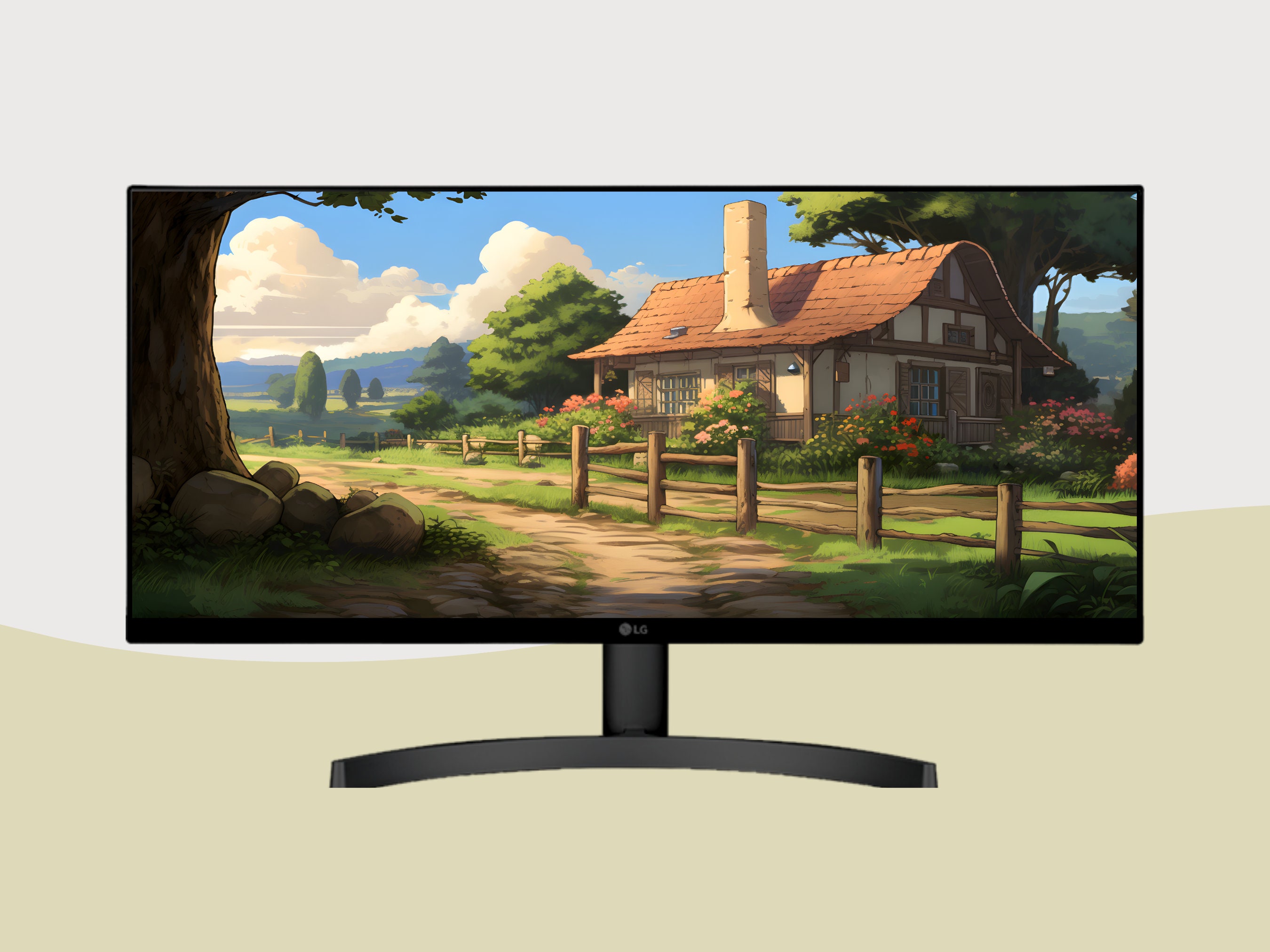 Cottagecore Ultrawide Wallpaper Ghibli Wallpaper Cozy Ultrawide Wallpaper Cute Cottagecore