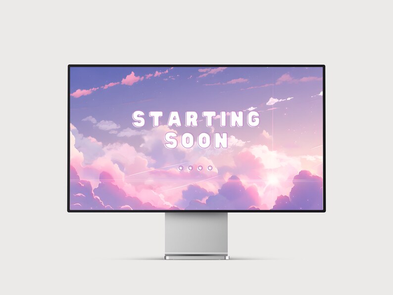 Purple Animated Stream Screen Purple Anime Twitch Animated Stream ...