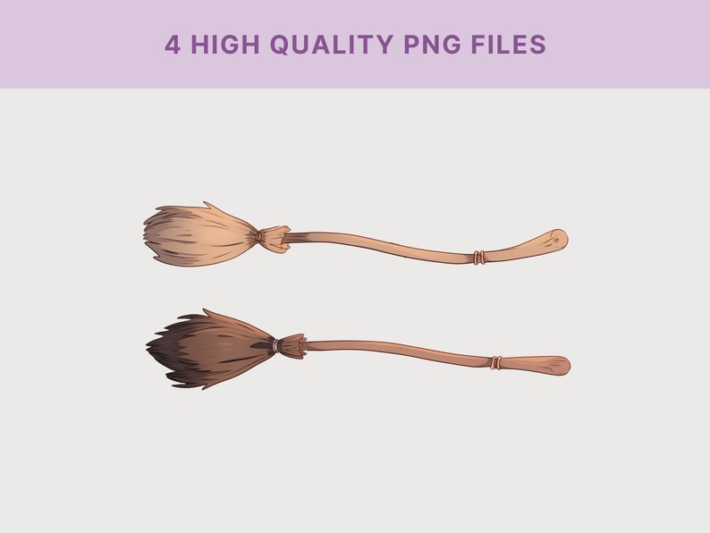Vtuber Witch Broom Twitch Overlay Broom Vtuber Asset Stream Decor Broom ...