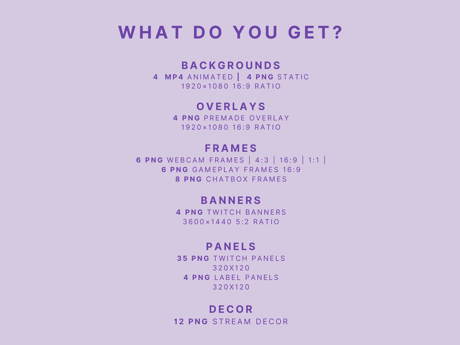 Purple Stream Pack Animated Vtuber Background Purple Twitch Overlay ...