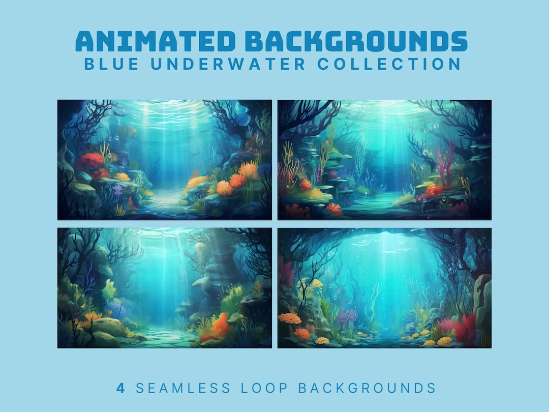 Ocean Animated Background Water Vtuber Background Sea Animated Stream ...