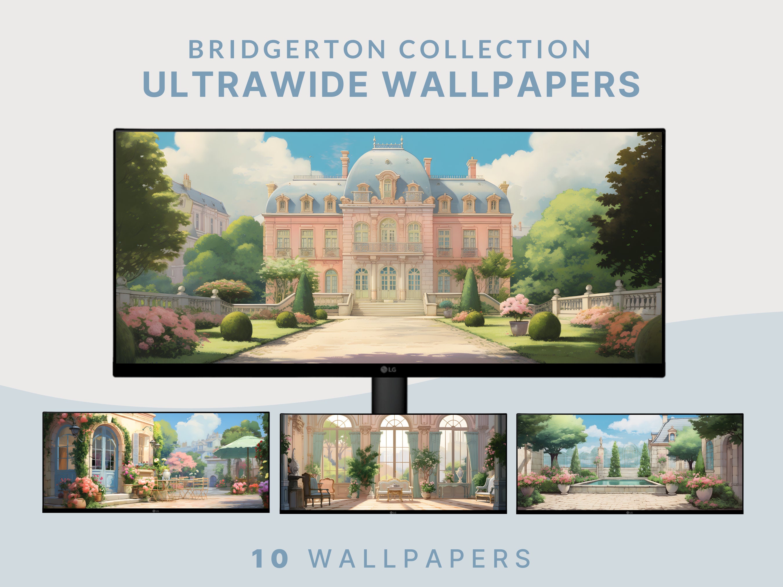 Palace Wallpaper Bridgertn Wallpaper Castle Wallpaper Royal - Etsy