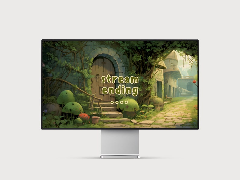 Studio Ghibli Inspired Animated Stream Screen Ghibli Twitch Stream ...