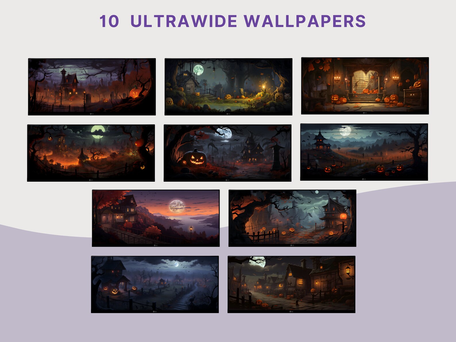 Ultra Wide Wallpaper Halloween Wallpaper Ultrawide Halloween Wallpaper ...