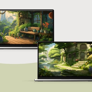 Studio Ghibli Inspired Wallpaper Anime Desktop Wallpaper Anime Ultra ...