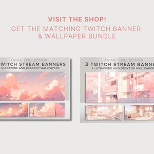 Pink Animated Stream Screen Pink Anime Twitch Animated Stream Screen ...