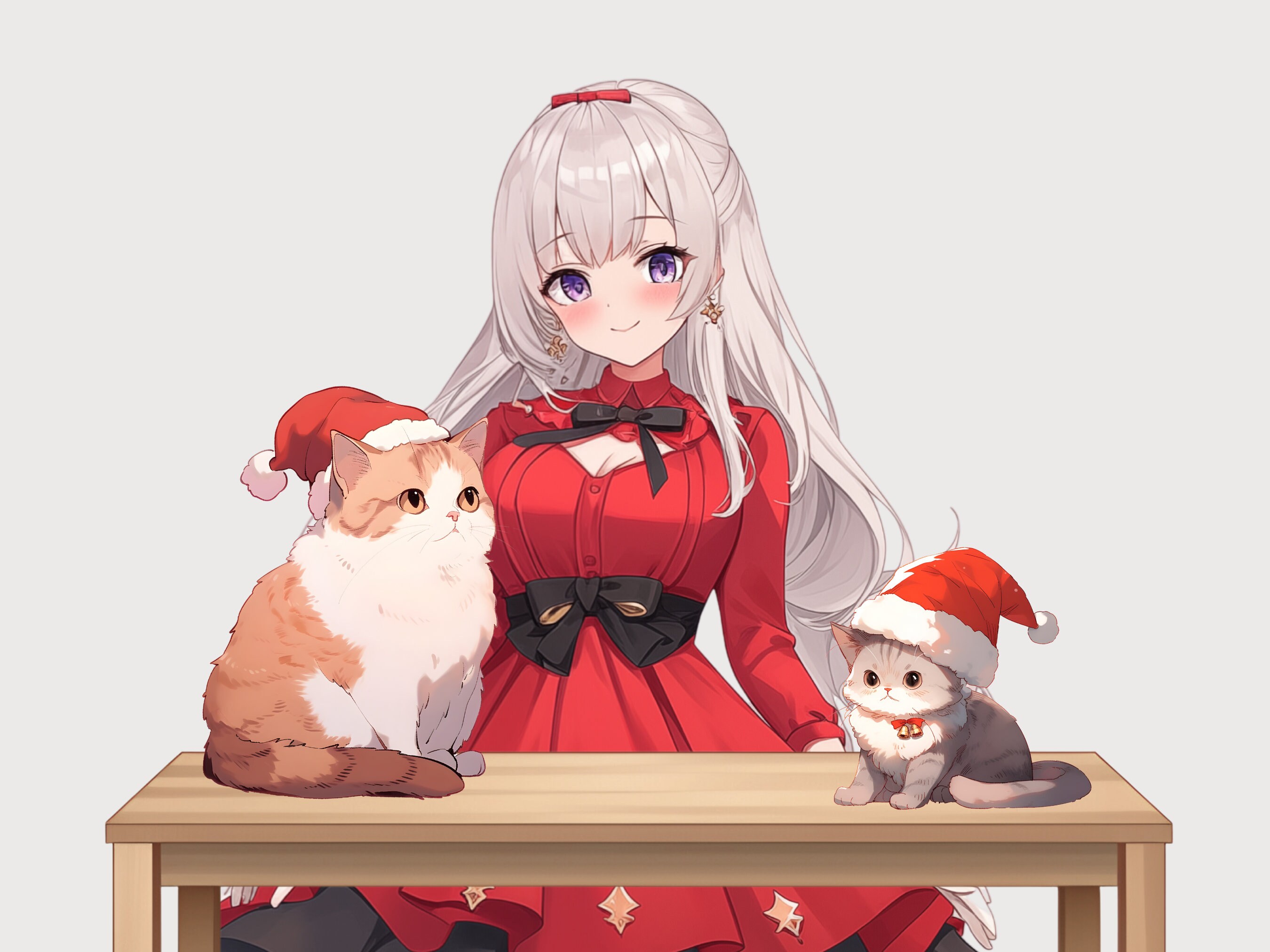 Vtuber Cat Christmas Cat Asset Vtuber Christmas Cat Png Tuber Cat ...