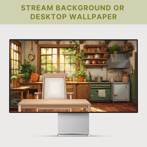 Vtuber Background Cottagecore Twitch Overlay Cozy Background Lofi ...