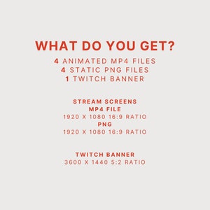 Valentines Animated Twitch Stream Red Retro Overlay Twitch Banner Red ...