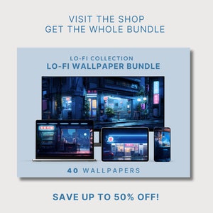 Blue Lofi Ultrawide Wallpaper Anime Ultrawide Wallpaper Lofi Wallpaper ...