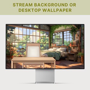 Cozy Vtuber Background Cottagecore Twitch Overlay Cozy Background Lofi ...